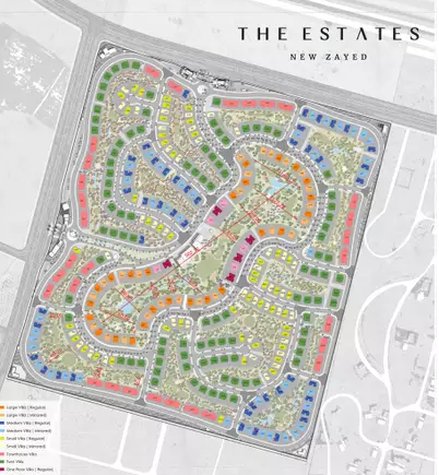 5 غرف نوم عقارات للبيع في كمبوند ذا استيتس | موقع عقارات مصر